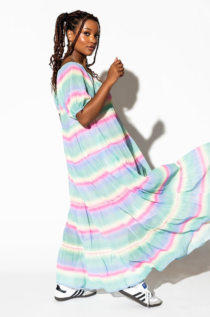 Lucky Lady Maxi Dress in Sugar High – Dressed in Lala