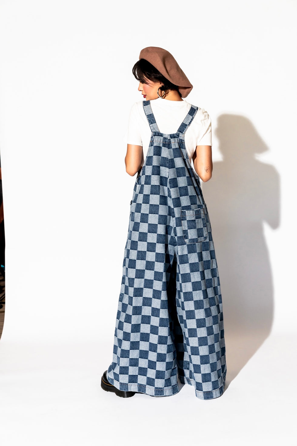 Oversized Denim Overalls - Dressed in Lala Original