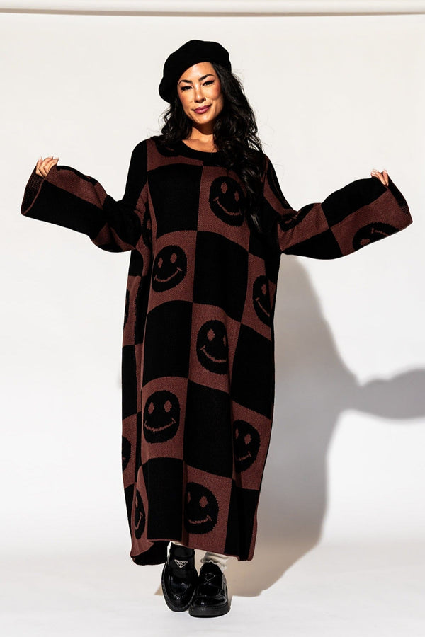 Literally Limitless Oversized Knit Dress in Good Time Girl – Dressed in ...