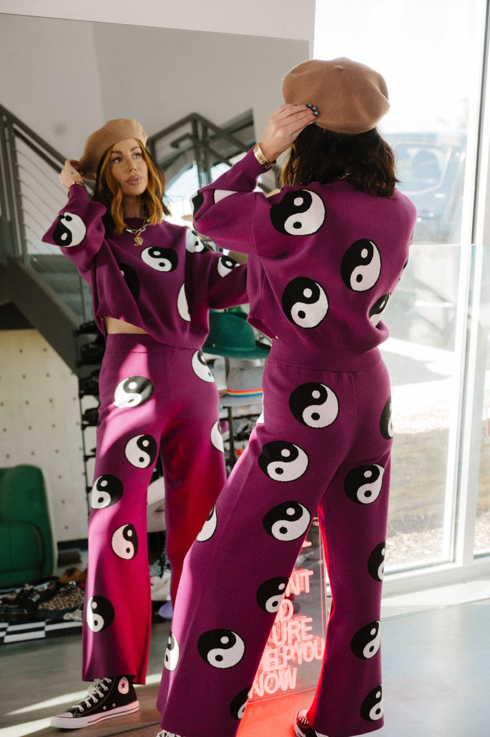 Yin Yang Knit Set - Dressed in Lala Original Design