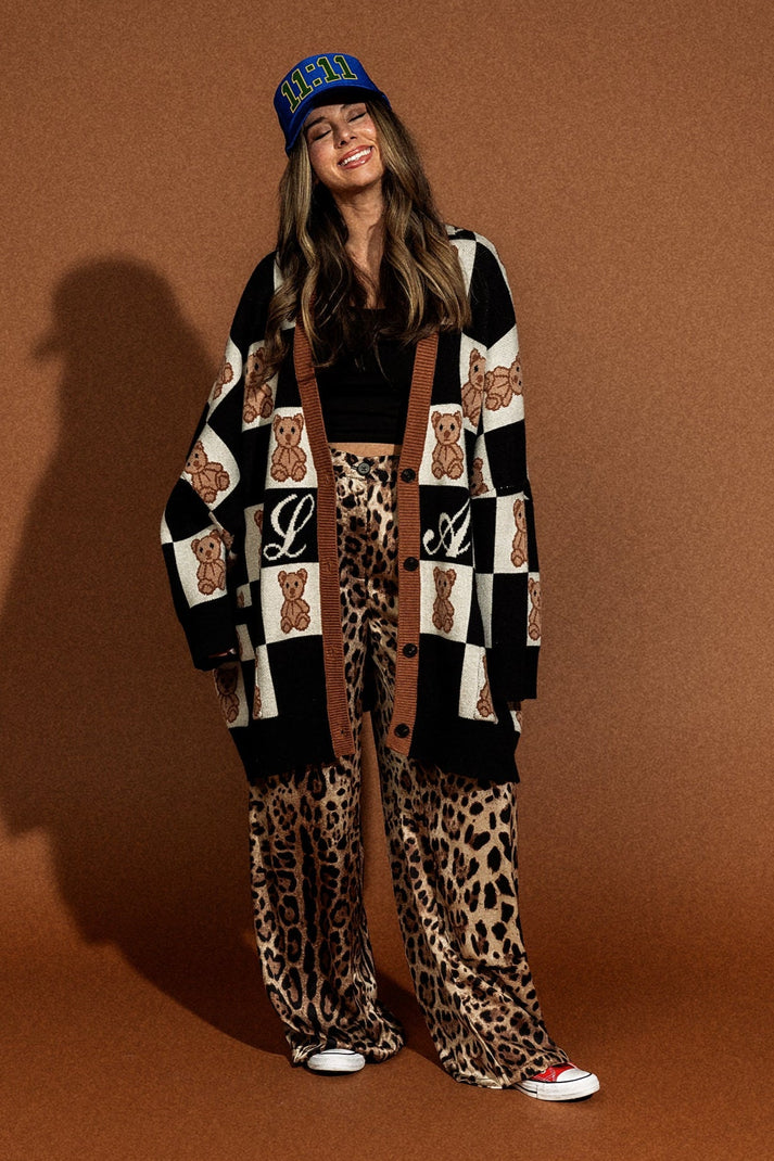 Oversized Teddy Cardigan - Lala Original Design – Dressed in Lala