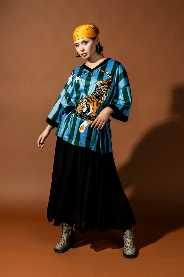 Fortune Favors the Fierce Tiger Jersey – Dressed in Lala