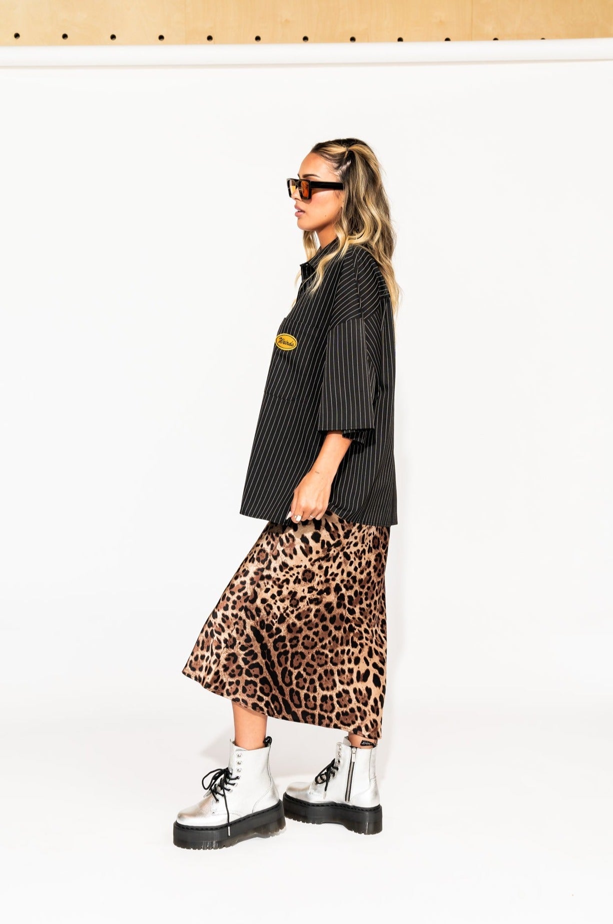 Hi I'm a Weirdo Oversized Work Shirt – Dressed in Lala