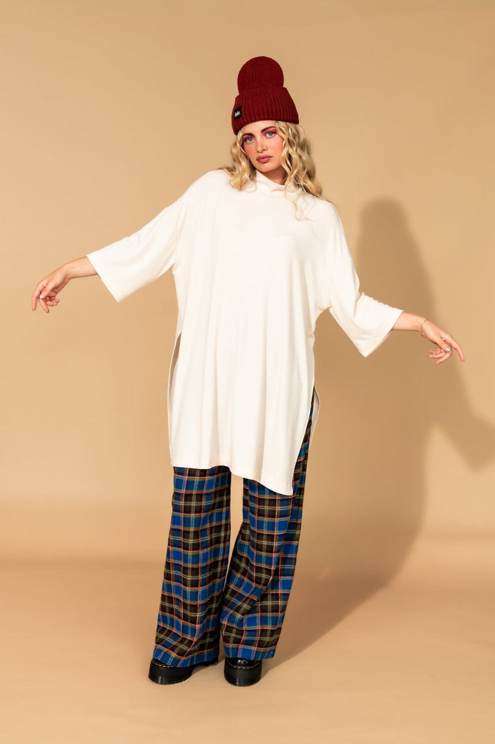 Lala Icon Mock Neck Top in Oatmilk – Dressed in Lala