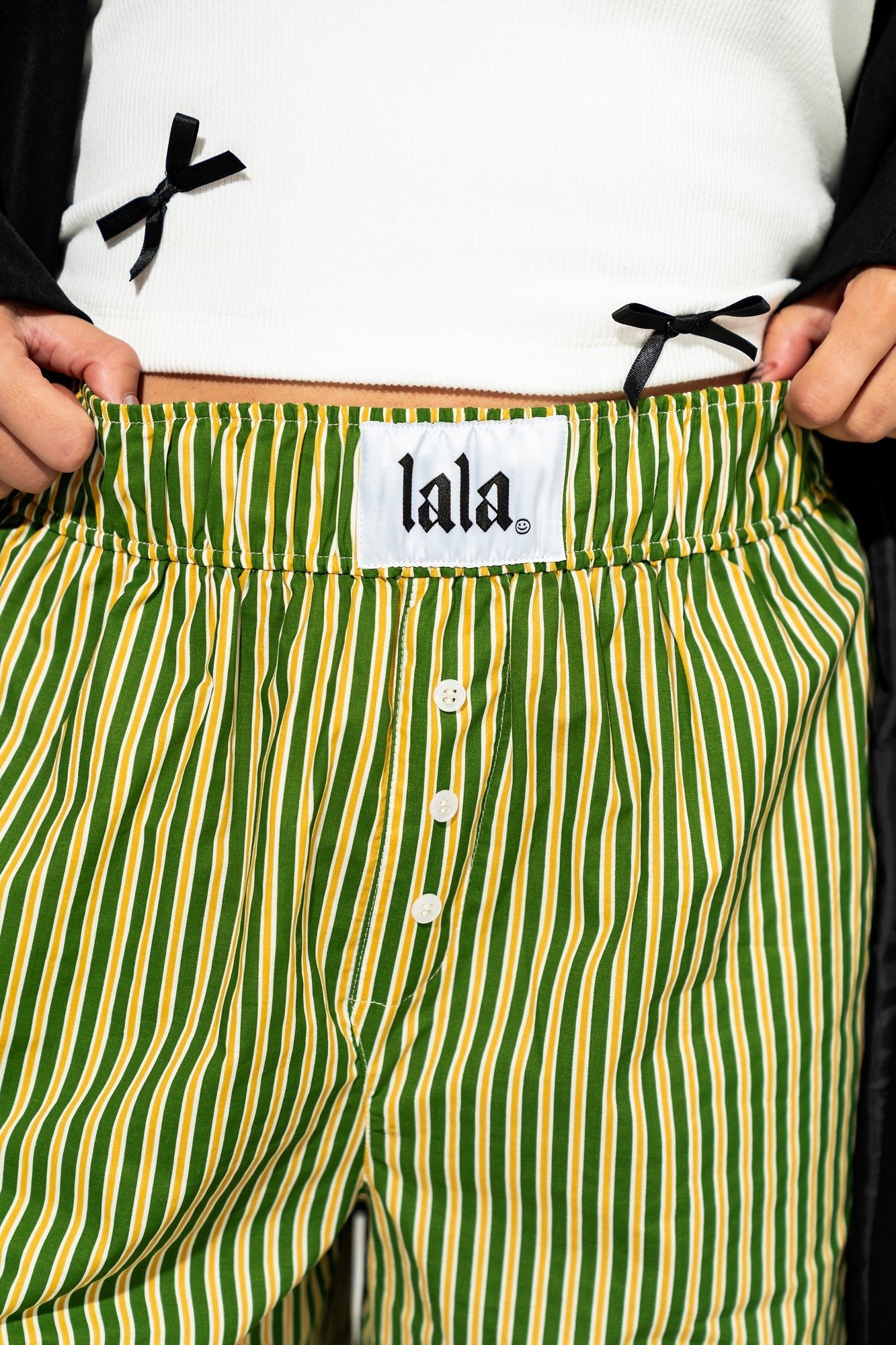 Good Fortune Boxer Shorts in Citrus Stripe – Dressed in Lala