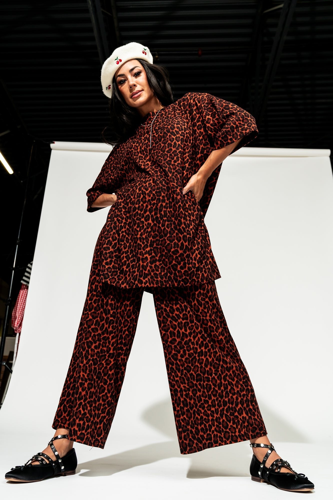 Lex Ribbed Playsuit in Leopard – Dressed in Lala