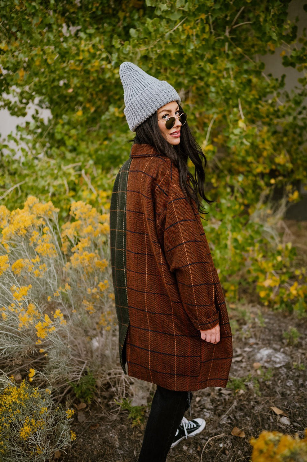 Scorpio OG Half + Half Oversized Coat - Dressed in Lala Original Design