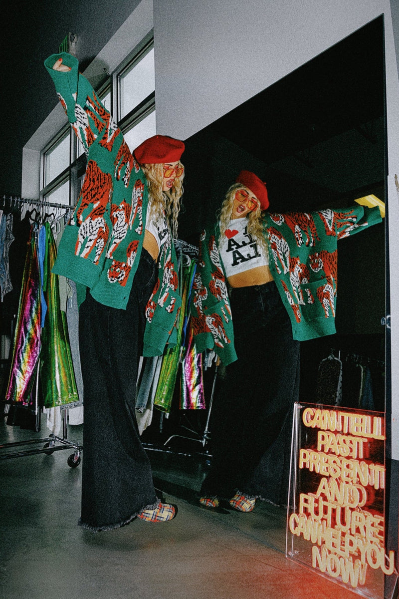 Tiger Tales Oversized Cardigan – Dressed in Lala