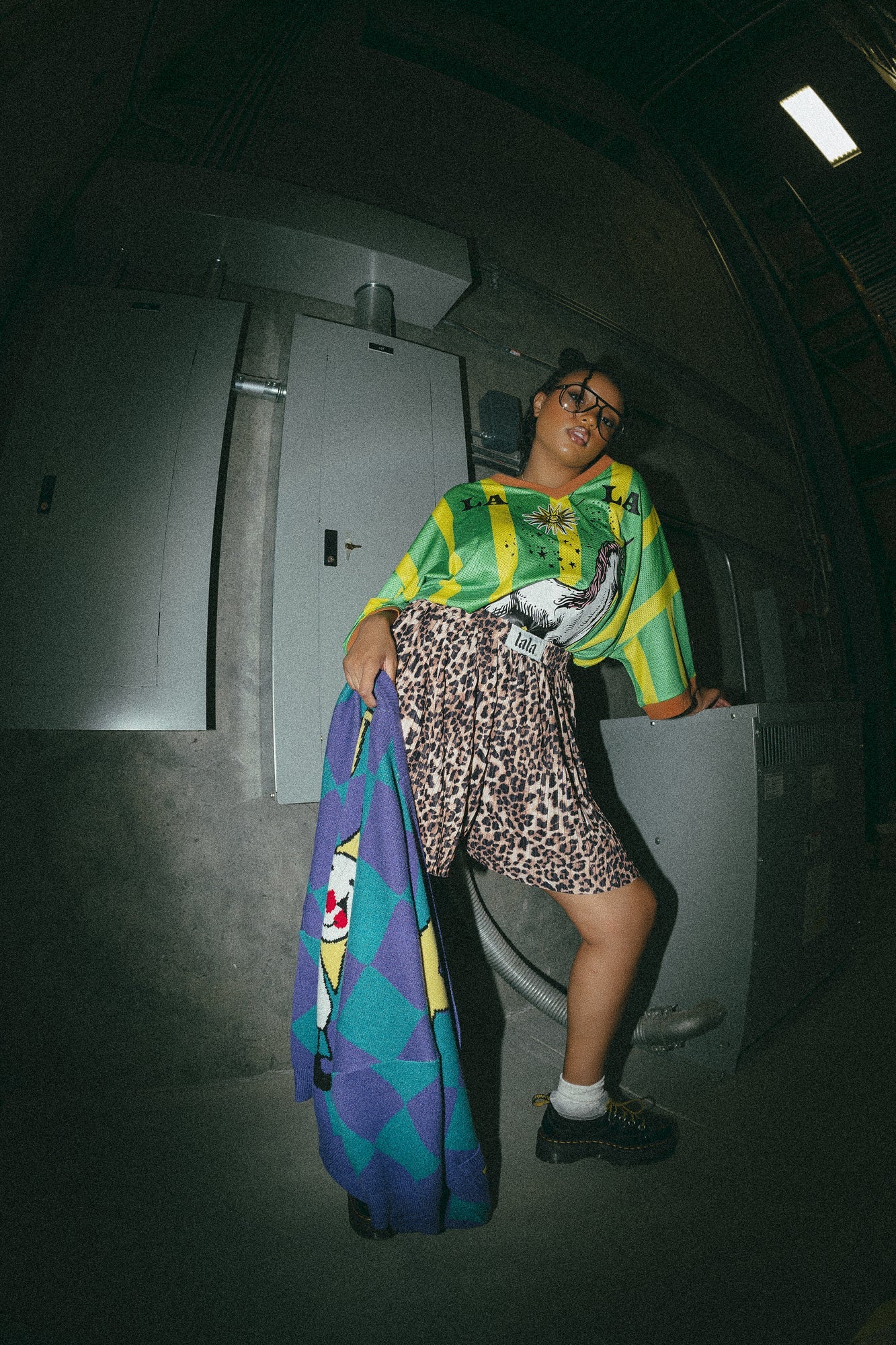 Pleated Wide Leg Boxer Pants - Dressed in Lala