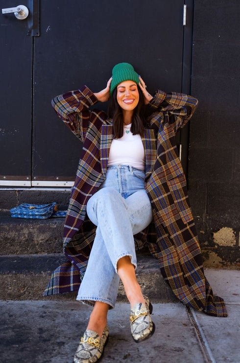 Libra Longline Half + Half Coat – Dressed in Lala