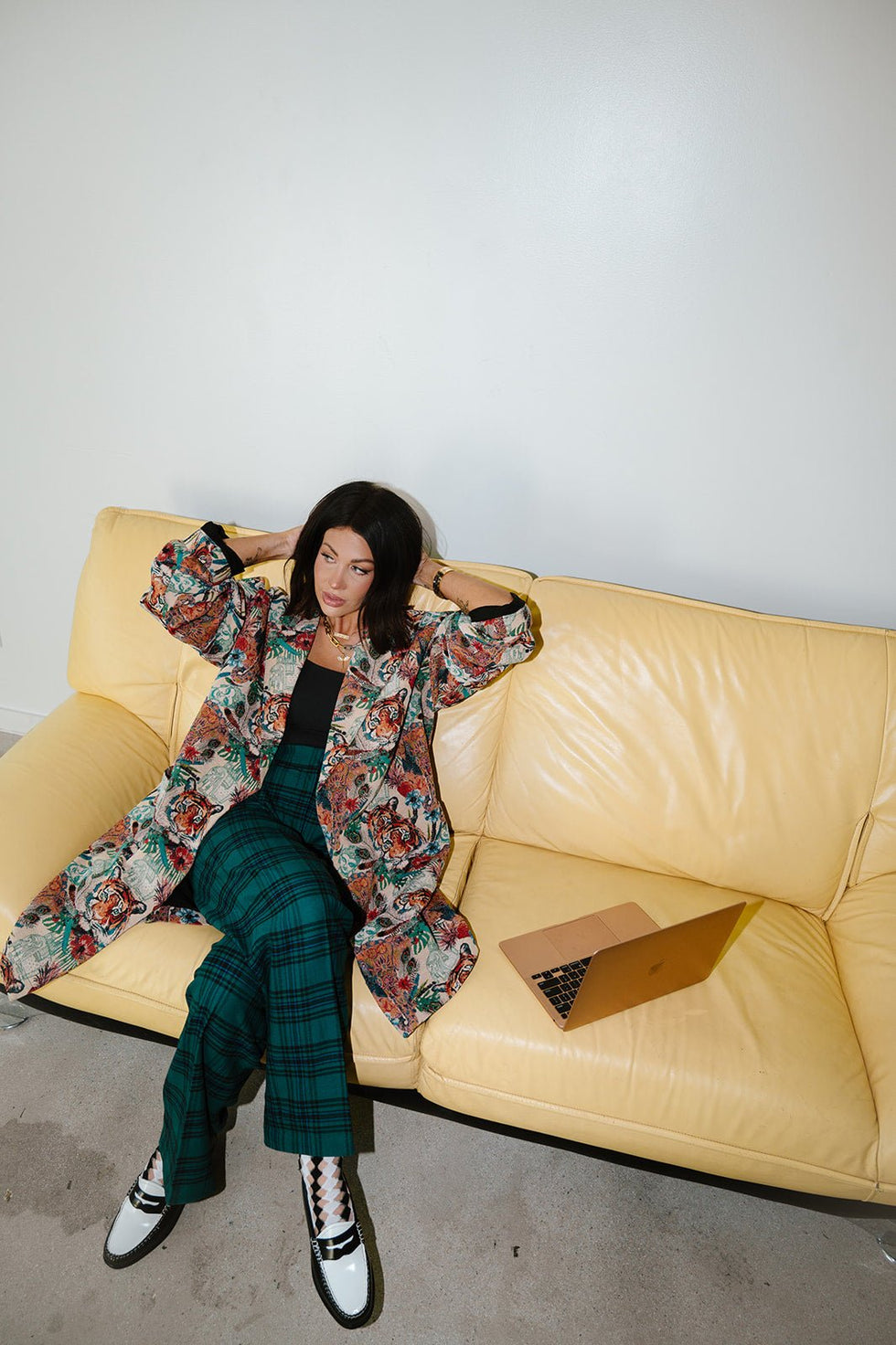 Scorpio Coat in Wild Soul Jacquard – Dressed in Lala