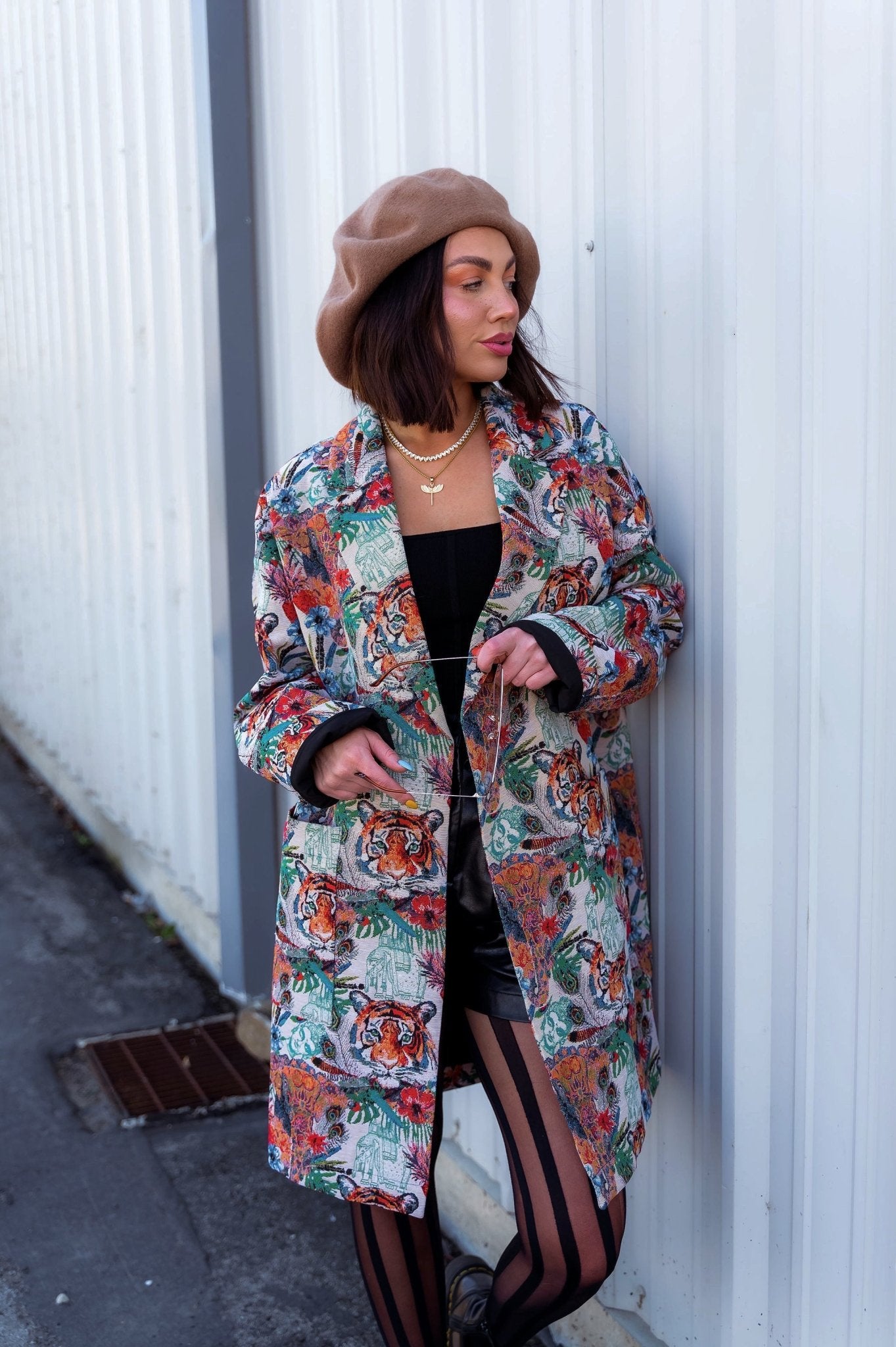 Scorpio Coat in Wild Soul Jacquard – Dressed in Lala