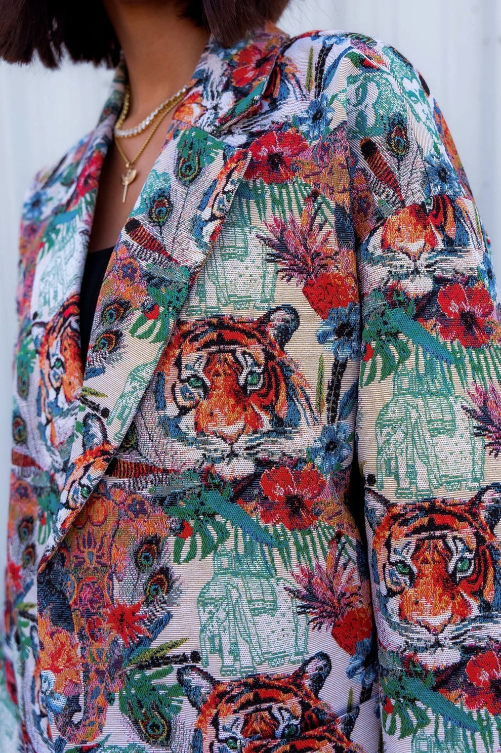 Scorpio Coat in Wild Soul Jacquard – Dressed in Lala