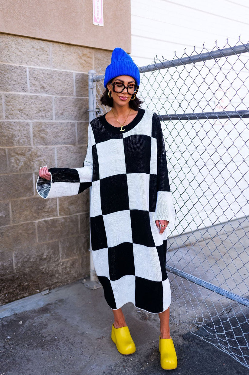 Literally Limitless Oversized Knit Dress – Dressed in Lala