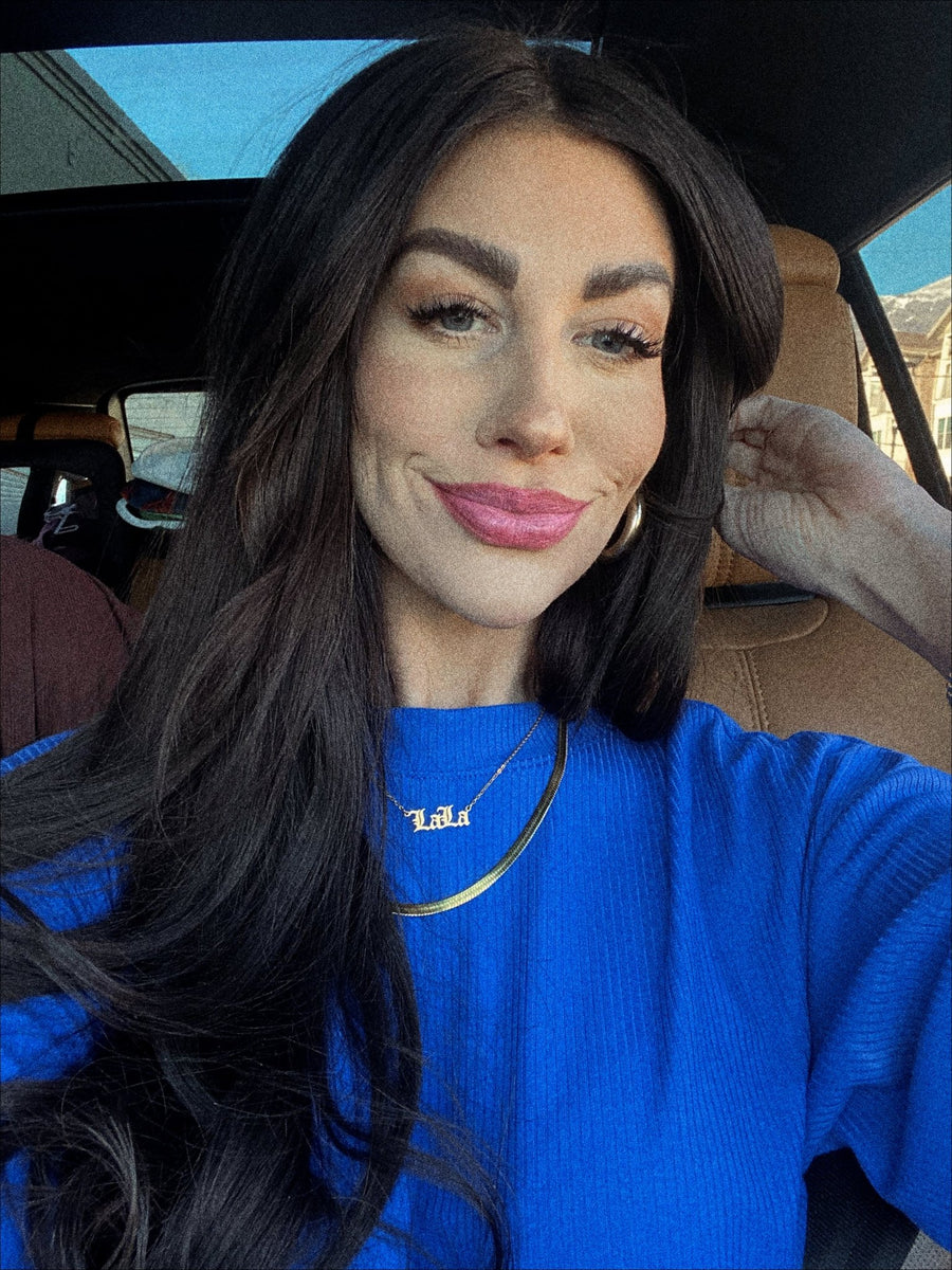 Royal Blue Ribbed Playsuit | Stylish & Comfy - Dressed in Lala Original