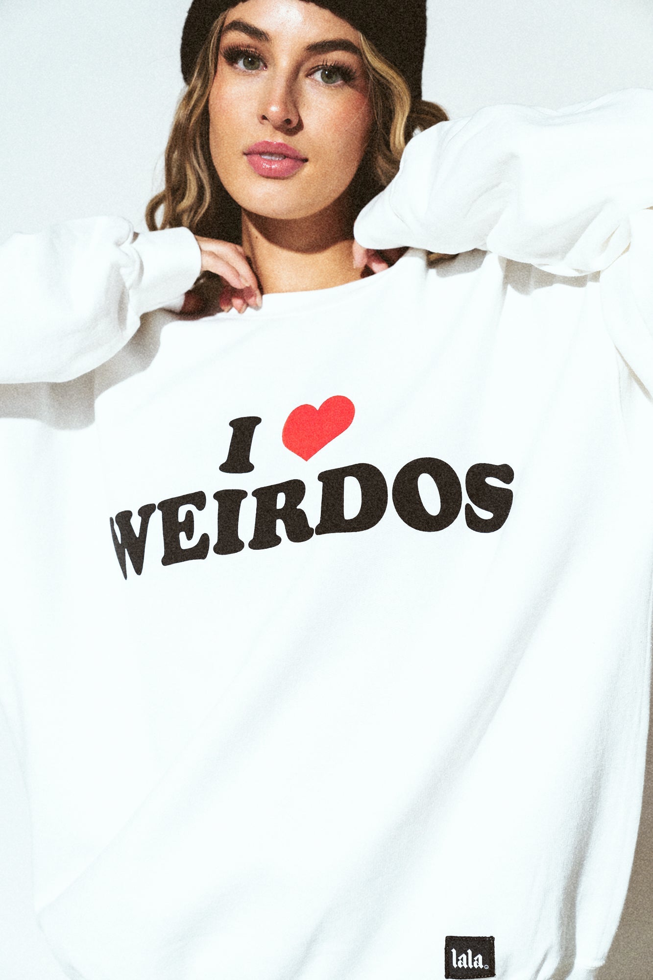 I Love Weirdos Oversized Pullover – Dressed in Lala