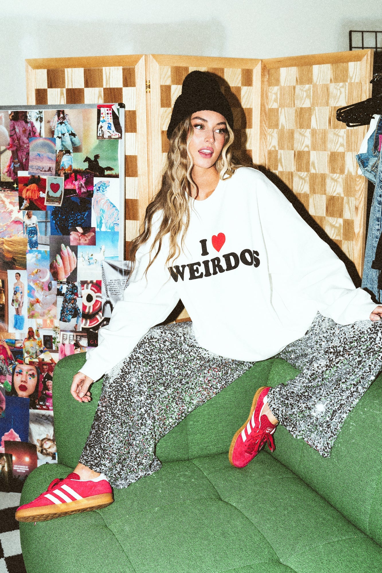 I Love Weirdos Oversized Pullover – Dressed in Lala