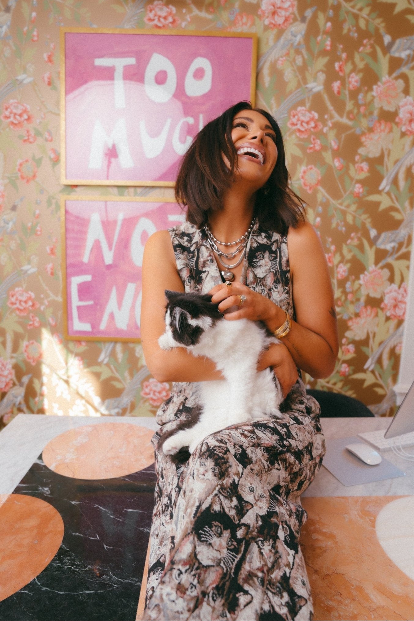 Crazy Cat Lady Jacquard Waistcoat Vest – Dressed in Lala