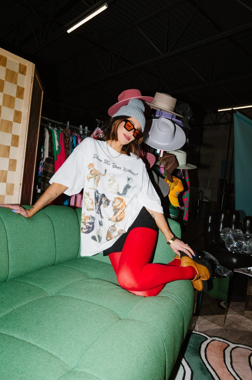 Kitties on Kitties Oversized Tee – Dressed in Lala