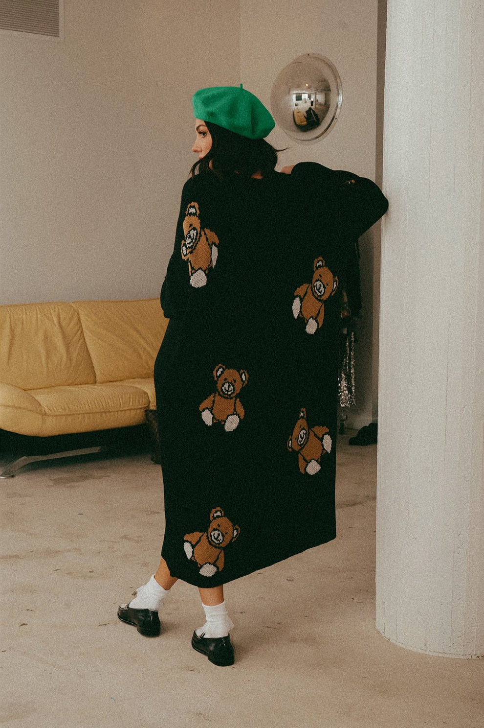 Literally Limitless Oversized Knit Dress in Teddy Bears 4ever – Dressed ...