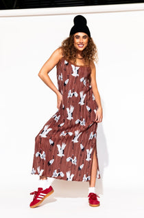 LALA ORIGINAL: Money Honey Plisse Slip Dress in Eternal Youth – Dressed ...