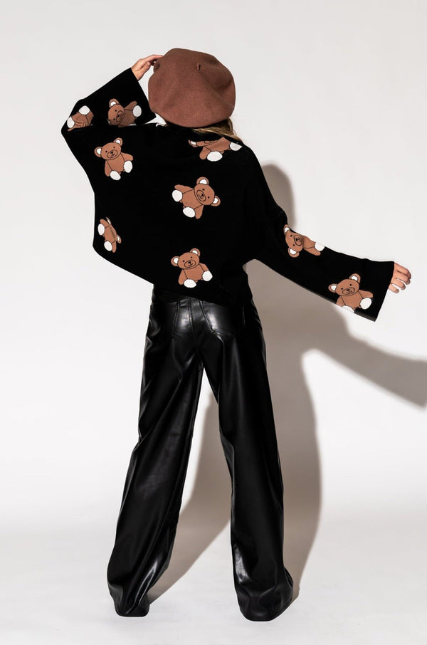 Young At Heart Cropped Sweater in Teddy Bears – Dressed in Lala